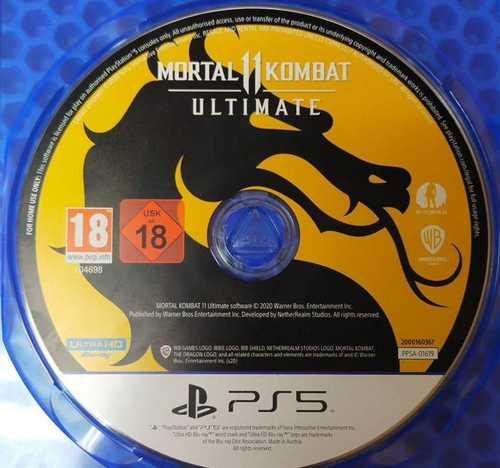 Mortal kombat 11 ultimate ps5 диск