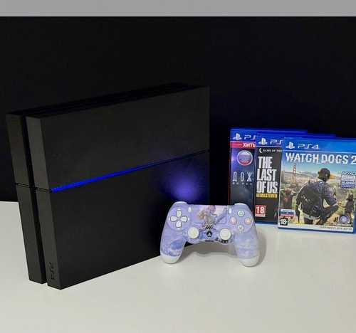 Sony PlayStation 4 Fat / 500gb / Диски / куча игр