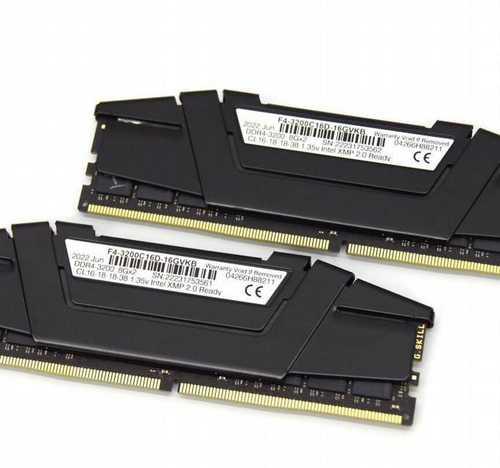 Память DDR4 16GB KIT 2x8GB G.Skill Ripjaws V