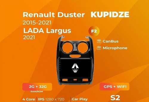 Магнитола S2 Renault Duster 2015-2021 2/32