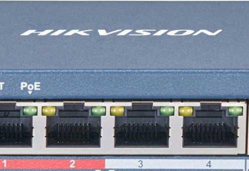Коммутатор Hikvision DS-3E0105P-E/M(B)