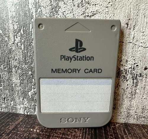 Карта памяти пс1 Япония / memory card ps1 ps