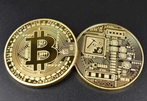 Bitcoin Сувенирная монета Биткоин