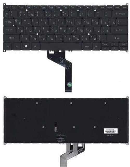 Клавиатура Acer TravelMate P4 P414-51 черная