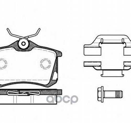 263 50 колодки дисковые з VW Golf IV/Bora 2.3-3.2i