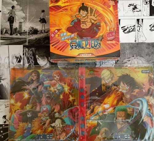 Бокс с официальными карточками One-Piece и альбом