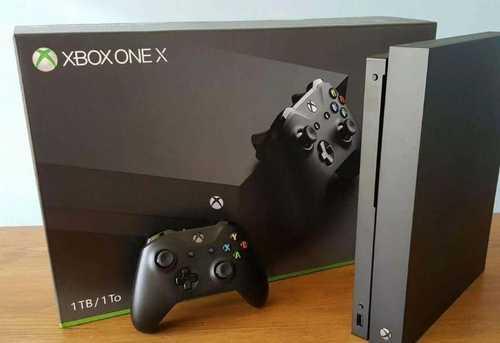 Игровая приставка Xbox ONE X игры идут в 4к
