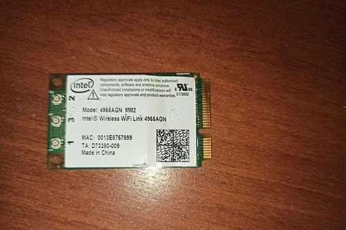 WiFi модуль для ноутбука Intel 4965AGN