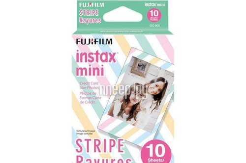 Fujifilm Colorfilm Instax Mini Stripe кассета