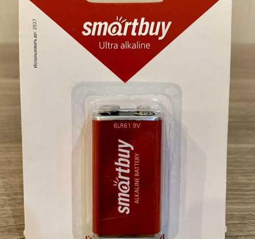 Батарейка Крона Smartbuy Ultra alkaline 9v