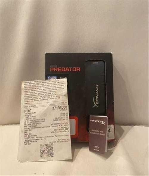 Оперативная пасять Kingston HyperX Predator 16GB