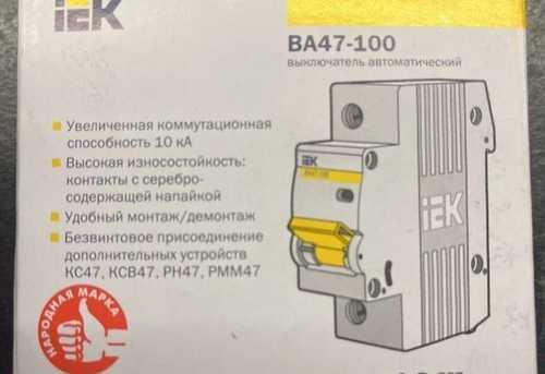 Автоматический выключатель iek 47-100