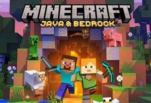 Minecraft Java + Bedrock ключ пк