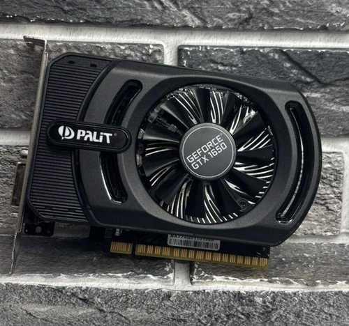 Видеокарта palit gtx 1650 stormx 4gb