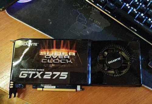 Видеокарта gigabyte gtx 275