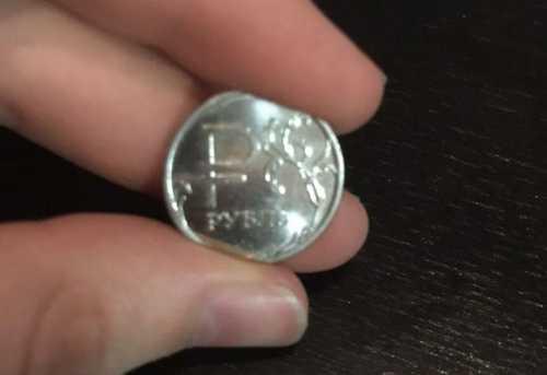 Редкая монета 1 рубль ммд 2014 год