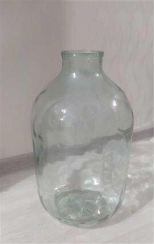 Бутыль стеклянный, 10 литров
