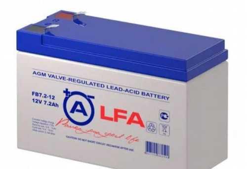 Аккумулятор alfa FB 7.2-12 12В 7.2Ач (12V 7.2Ah)