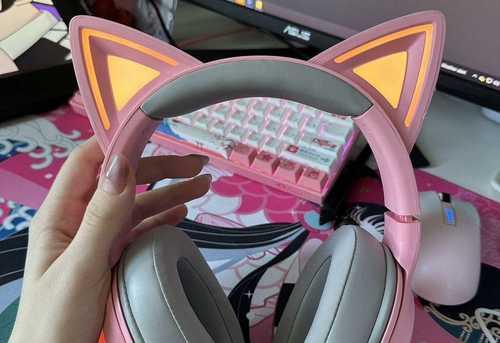 Наушники razer kraken kitty v2 розовые проводные