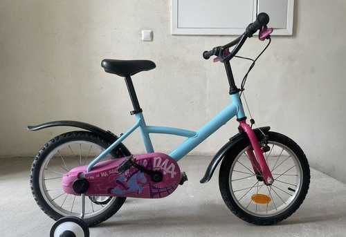 Детский велосипед для девочек 4-7 лет