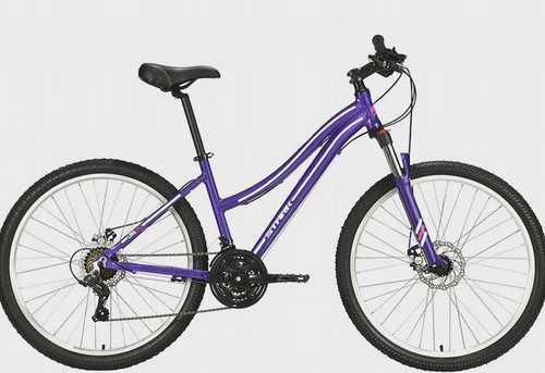 Велосипед Stark'21 Luna 26.2 D фиолетовый/серебрис