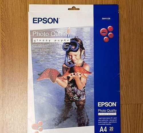 Фотобумага epson glossy