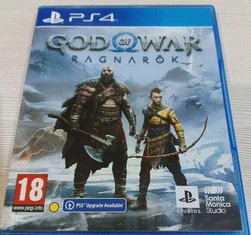 Новый диск с игрой для Ps4 God of War Ragnarok