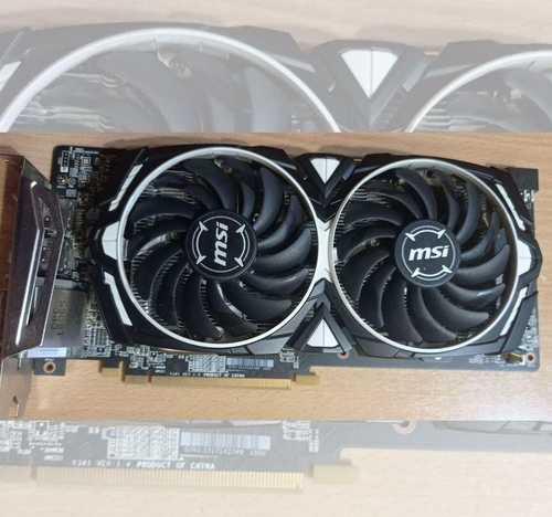 Видеокарта rx580 8gb msi