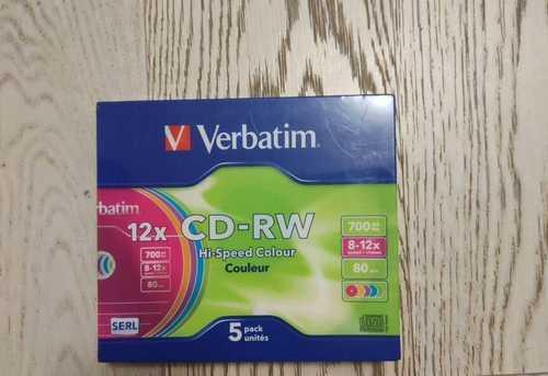 Диск CD-RW Verbatim