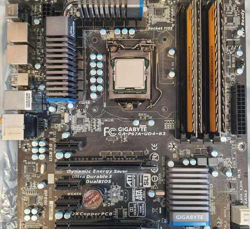 Материнская плата Gigabyte GA-P67A-UD4-B3 lga 1155