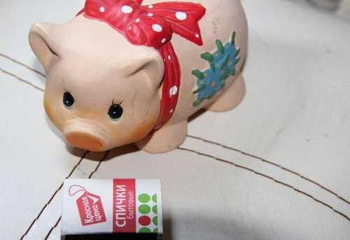 Копилка керамика свинка для денег