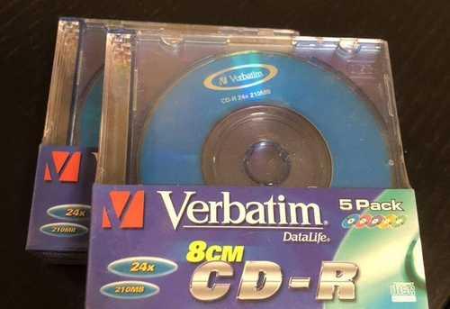 Cd диски 8 cm 210mb