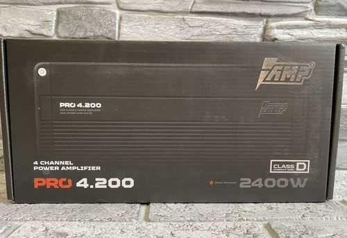 Усилитель AMP PRO 4.200 класс D 2400Вт