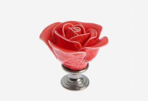 Мебельные ручки кнопки Роза Керамика