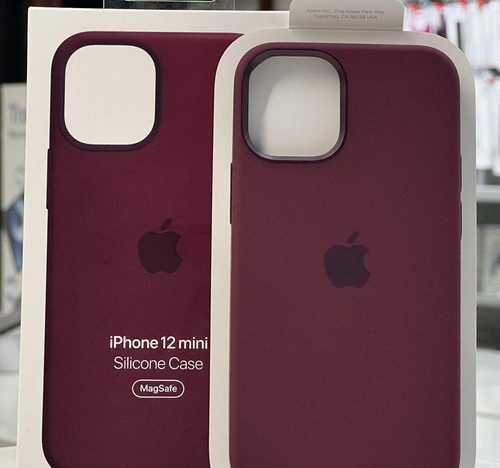 Чехол iPhone 12 mini Silicone Case Plum