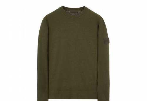 Свитшот stone island ghost piece green