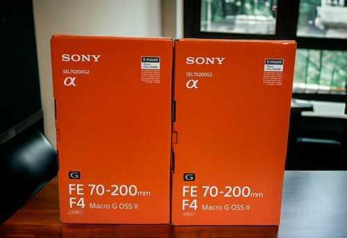 Sony FE 70 200mm F4 Macro G OSS ii новый