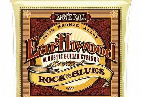 Струны для акустической гитары ernie ball 2008 10