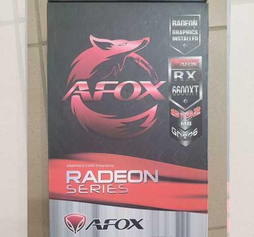 Коробка от radeon rx 6600 xt