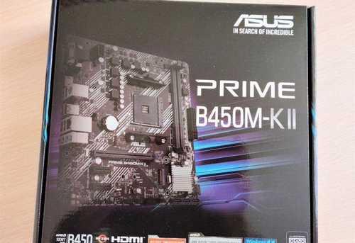 Материнская плата asus prime B450, AM4, Новая