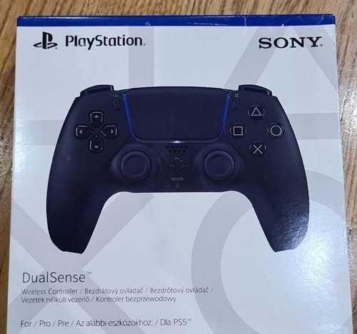 Новый геймпад dualsense Sony PS5 Black Черный