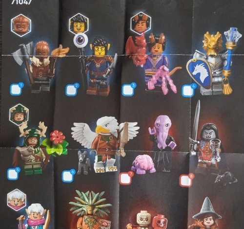 Lego minifigures Dungeons and Dragons 71047