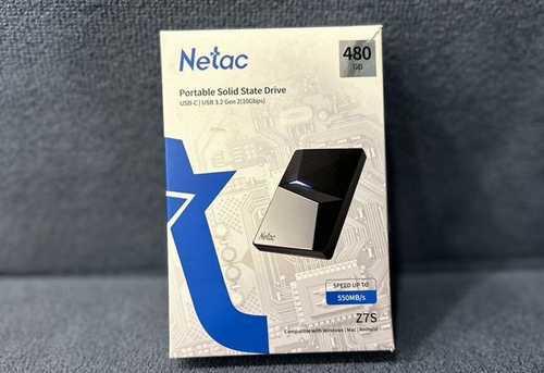 Внешний USB 3.2 SSD Netac 480 GB Z7S