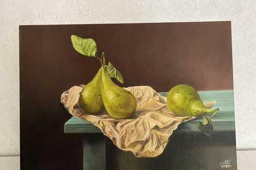 Картина, «Натюрморт с грушами», А. Наджимидинов