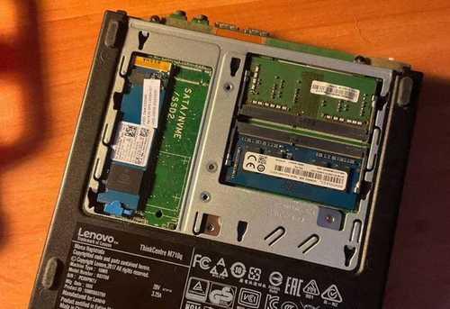 Lenovo m710q i3-7100T 8gb /256gb+1 Tb / Wi-Fi