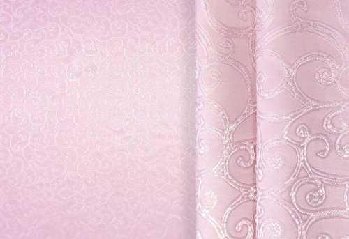 Ткань Портьерная Жаккард Classic Розовая пудра 150