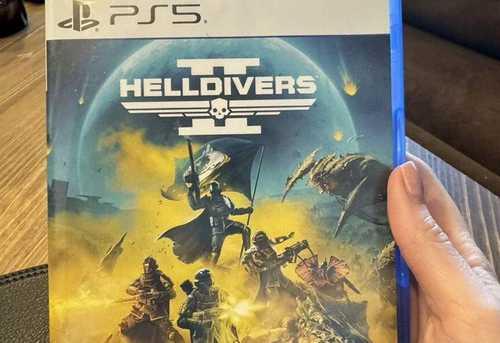 Helldivers 2 ps5 диск игра для приставки