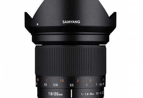 Samyang 20mm f/1.8 ED AS UMC Sony E