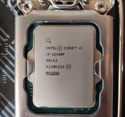 Процессор intel core i3 12100f