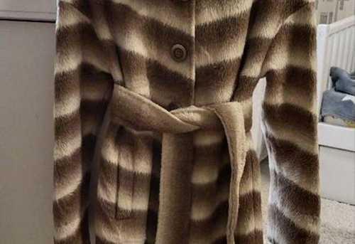 Пальто женское демисезонное альпака